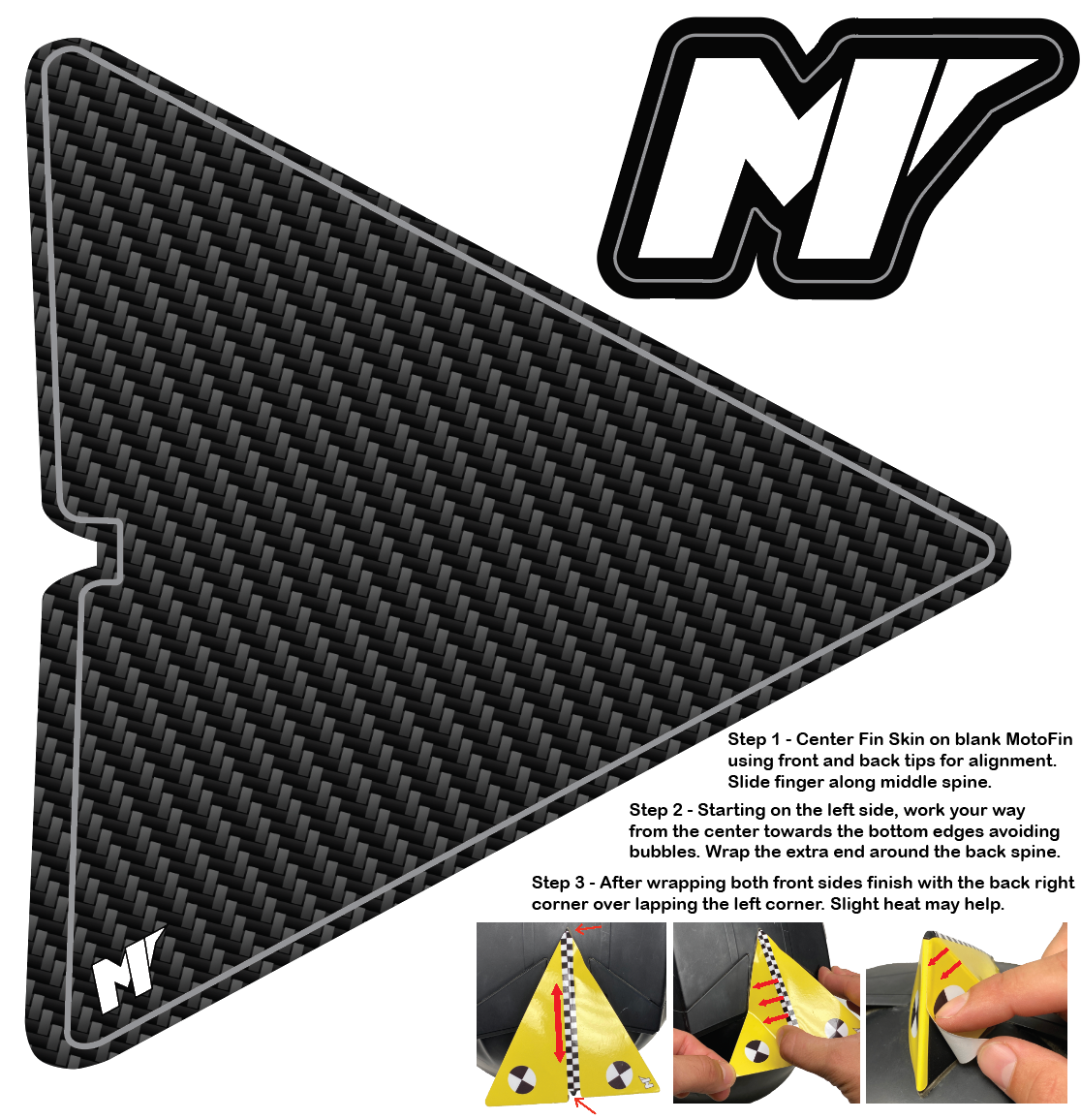Fin Skin Carbon Fiber – MotoFin